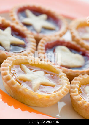 Jam Heart Tarts Stock Photo - Alamy