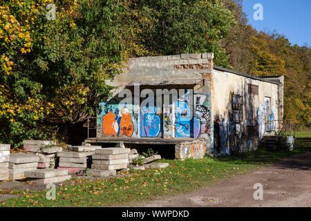 Building of transformer station Stock Photo - Alamy