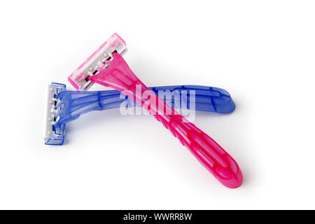 His and hers razors Stock Photo - Alamy