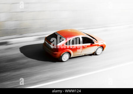 speed car drive blurred inmotion Stock Photo - Alamy
