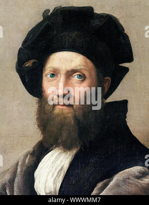 Portrait of Baldassare Castiglione. 1515; Oil painting on canvas, by ...
