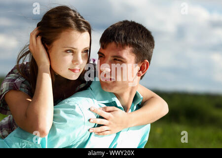 love hug of two lowers Stock Photo - Alamy