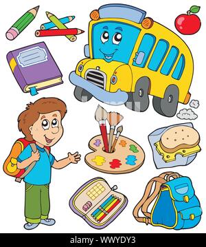 Collection of Boy Objects Vector illustration Stock Vector Image & Art ...