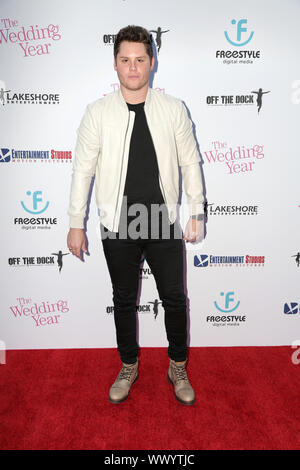 HOLLYWOOD, CA - SEPTEMBER 12: Matt Shively (L) and Ashley Newbrough ...