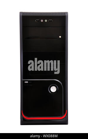 Front view computer system unit Stock Photo - Alamy