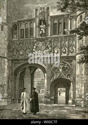Trinity College, Cambridge – Entrance Gatehouse Stock Photo - Alamy