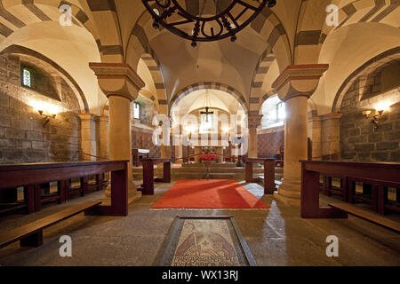 Crypt at Maria Laach abbey, Eifel, Rhineland-Palatinate, Germany ...