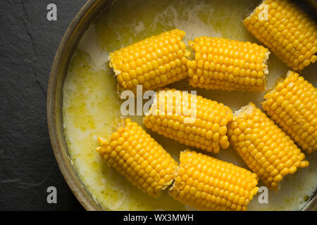 British corn on the cob that has been bought from a UK supermarket and ...