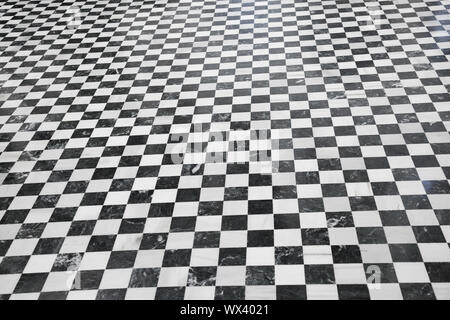 Beautiful floor tiles in checkerboard pattern Stock Photo - Alamy