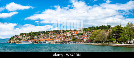 Ohrid lake and Ohrid town, North Macedonia Stock Photo - Alamy