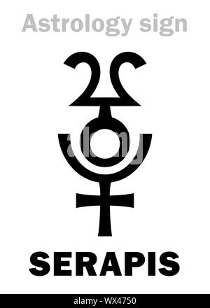 Astrology: SERAPIS (Hellenistic Graeco-Egyptian god Stock Photo - Alamy