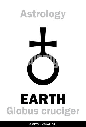The Globus cruciger (Orb and cross), an astrology sign representing ...