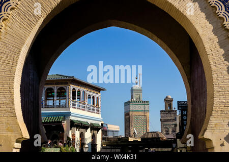 mosque in fes morocco, photo as background Stock Photo - Alamy