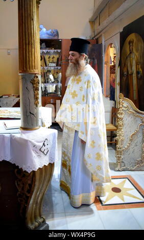 priest, orthodox, church, religion, Greece Stock Photo - Alamy
