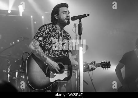 The Swiss singer and musician Sebastian Bürgin alias Baschi live at the ...