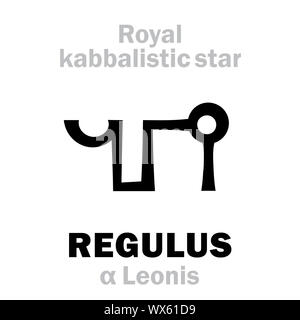 Astrology: REGULUS (The Royal Behenian kabbalistic star Stock Photo - Alamy