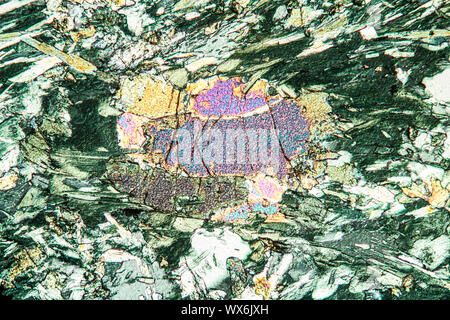 Minerals: Chlorite schist Stock Photo - Alamy