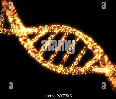 Orange DNA Helix Background Stock Photo - Alamy