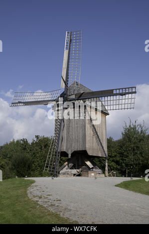 Windmill in germany Stock Photo - Alamy