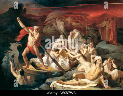 Charon carries souls across the river Styx - Alexander Litovchenko ...
