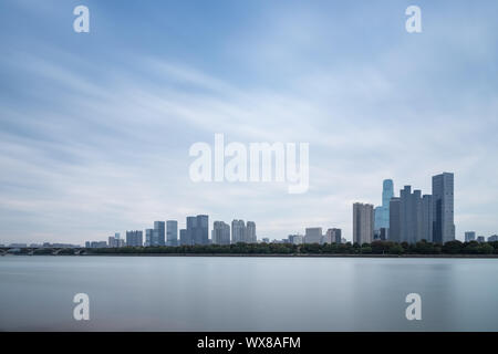 Hunan Changsha River East Xiangjiang Scenery Belt City Night View ...