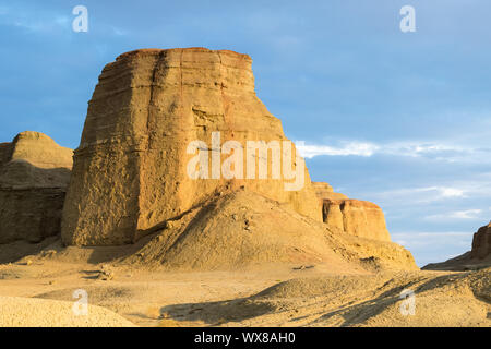 wind erosion landform closeup at dusk Stock Photo - Alamy
