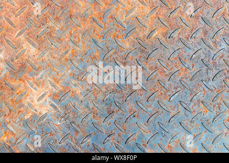 Rusty Diamond Plate Texture Stock Photo - Alamy