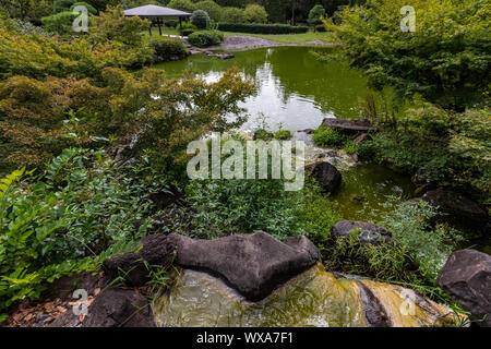 Fuchu-no-Mori Park was built on a former US military air base has been ...