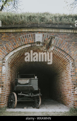 Defensive Fort of World War I. Gerhard's fort in Swinoujscie, Poland ...