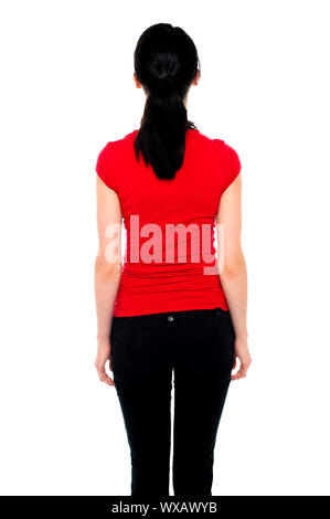 Shapely woman with her back facing camera Stock Photo - Alamy