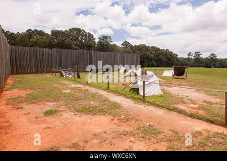 Fort Sumter on the grounds of Andersonville National Historic Site in ...