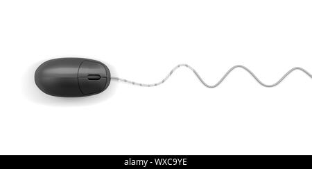 Typical computer mouse object background. 3D illustration Stock Photo ...