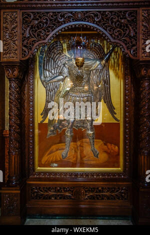 stairs to Tsminda Sameba Cathedral Stock Photo - Alamy