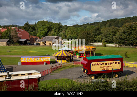 The fairground at Beamish Museum,England,UK Stock Photo - Alamy