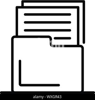important documents icon, linear design Stock Vector Image & Art - Alamy