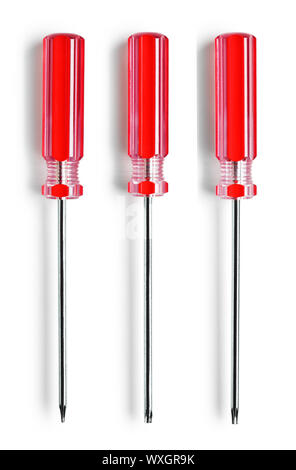three screwdriver isolated Stock Photo - Alamy