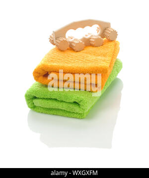 massager on towels Stock Photo - Alamy