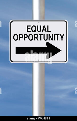 Street Sign EQUAL OPPORTUNITY Stock Photo - Alamy
