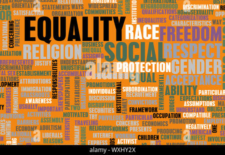Social Equality Respect for Every Race and Gender Stock Photo - Alamy