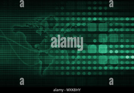 Latest Technology Around the World as Art Stock Photo - Alamy