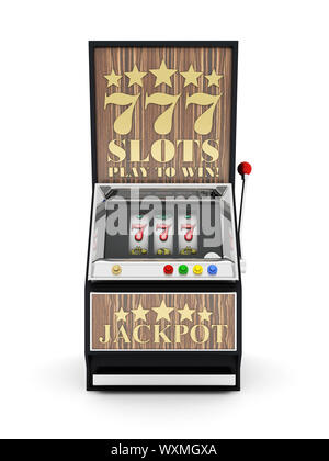 Gamble machine 777 Stock Photo - Alamy
