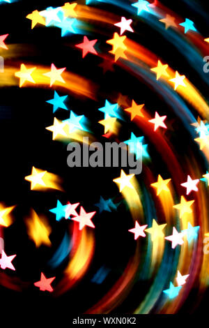 abstract disco colored stars motion background Stock Photo - Alamy