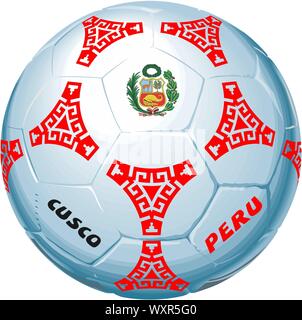 Peru soccer ball, peru tennis ball, peruvian ball Stock Photo - Alamy