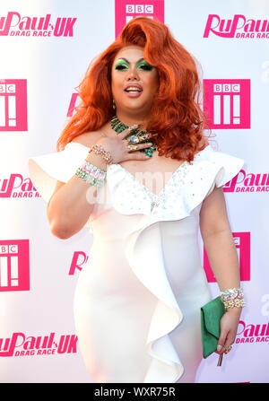 Sum Ting Wong attending the RuPaul Drag race premiere, Bloomsbury ...