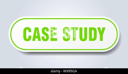case study button. case study rounded green sign. case study Stock ...