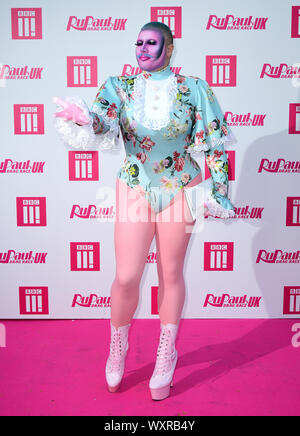 Danny Beard attending the RuPaul Drag race premiere, Bloomsbury ...