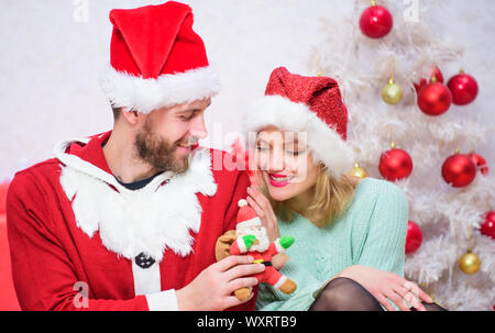 couple, santa hat, loving, cuddle, pairs, christmas cap, santa hats ...