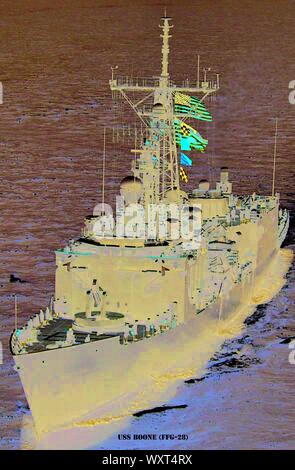 USS Boone (FFG-28 Stock Photo - Alamy