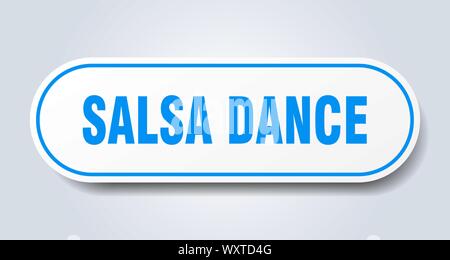 salsa sign. salsa rounded blue sticker. salsa Stock Vector Image & Art ...