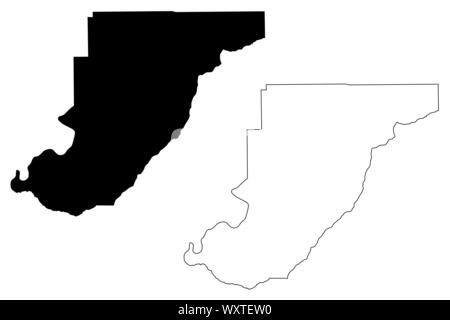 Monroe County (Alabama) outline map set Stock Vector Image & Art - Alamy
